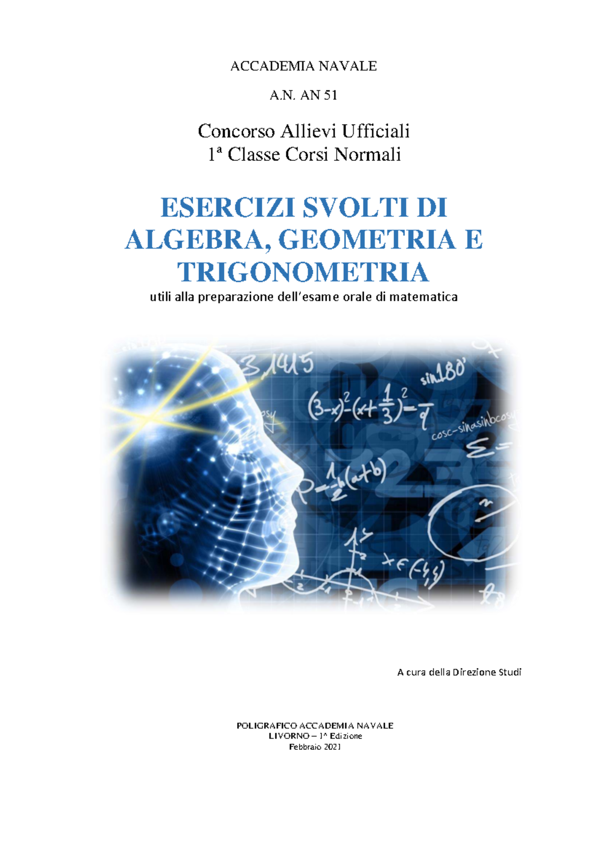 ACC 51 Esercizi di Algebra, Geometria e Trigonometria - Preparazione ...