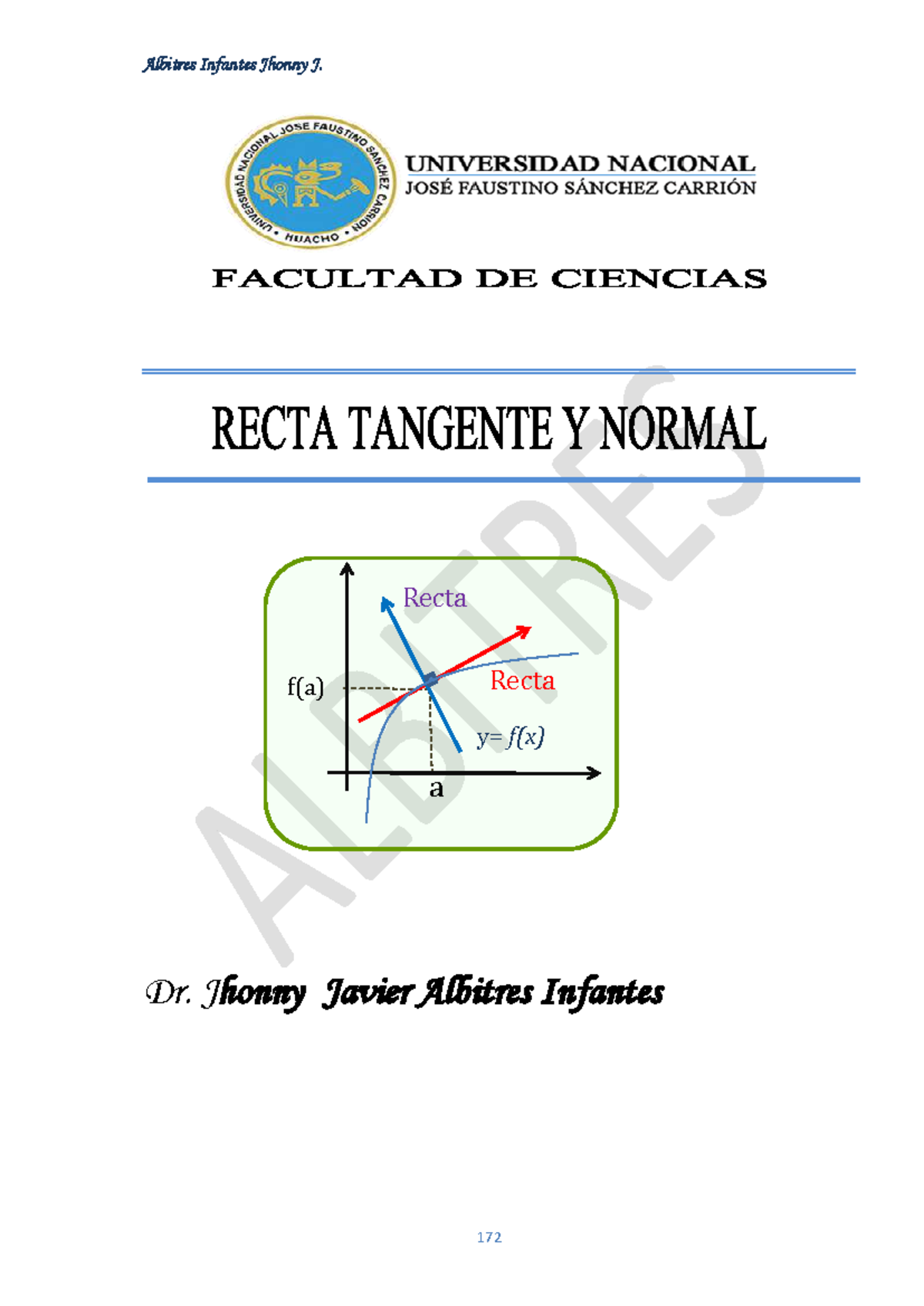 Ecuaciones de la Recta Tangente y Normal - Cálculo 101 - Studocu