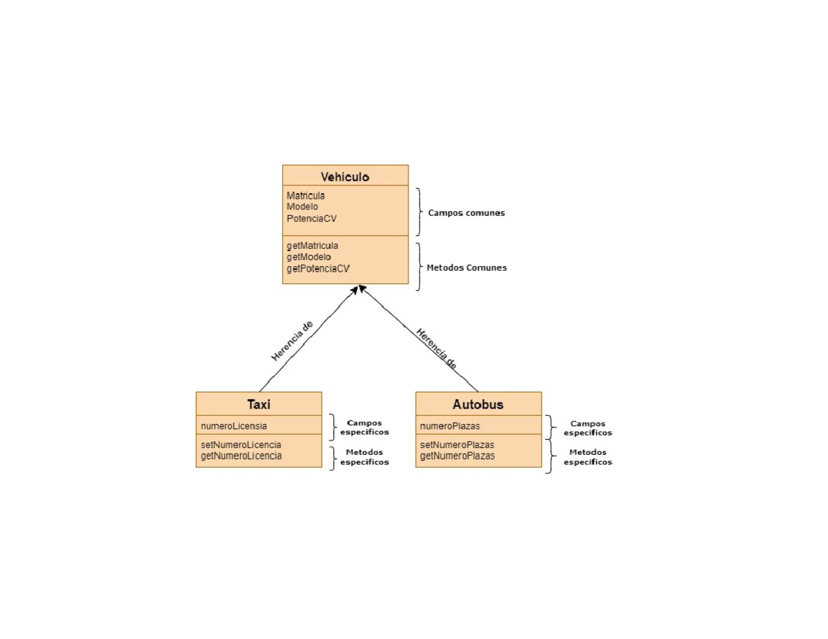 Diagrama UML: Clases y Atributos de Vehículos (Taxi, Autobús) - Studocu