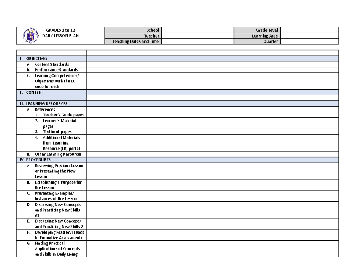A-comprehensive-daily-lesson-plan-template-outlining-objectives-content ...