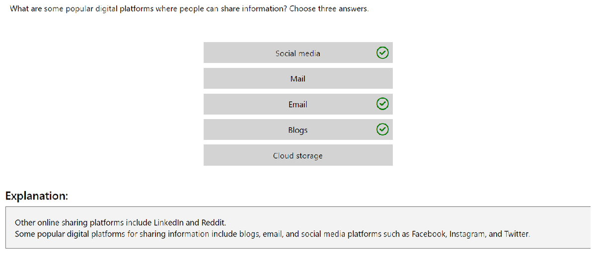 IC3 GS6 Domain 5: Digital Platforms for Information Sharing - Studocu