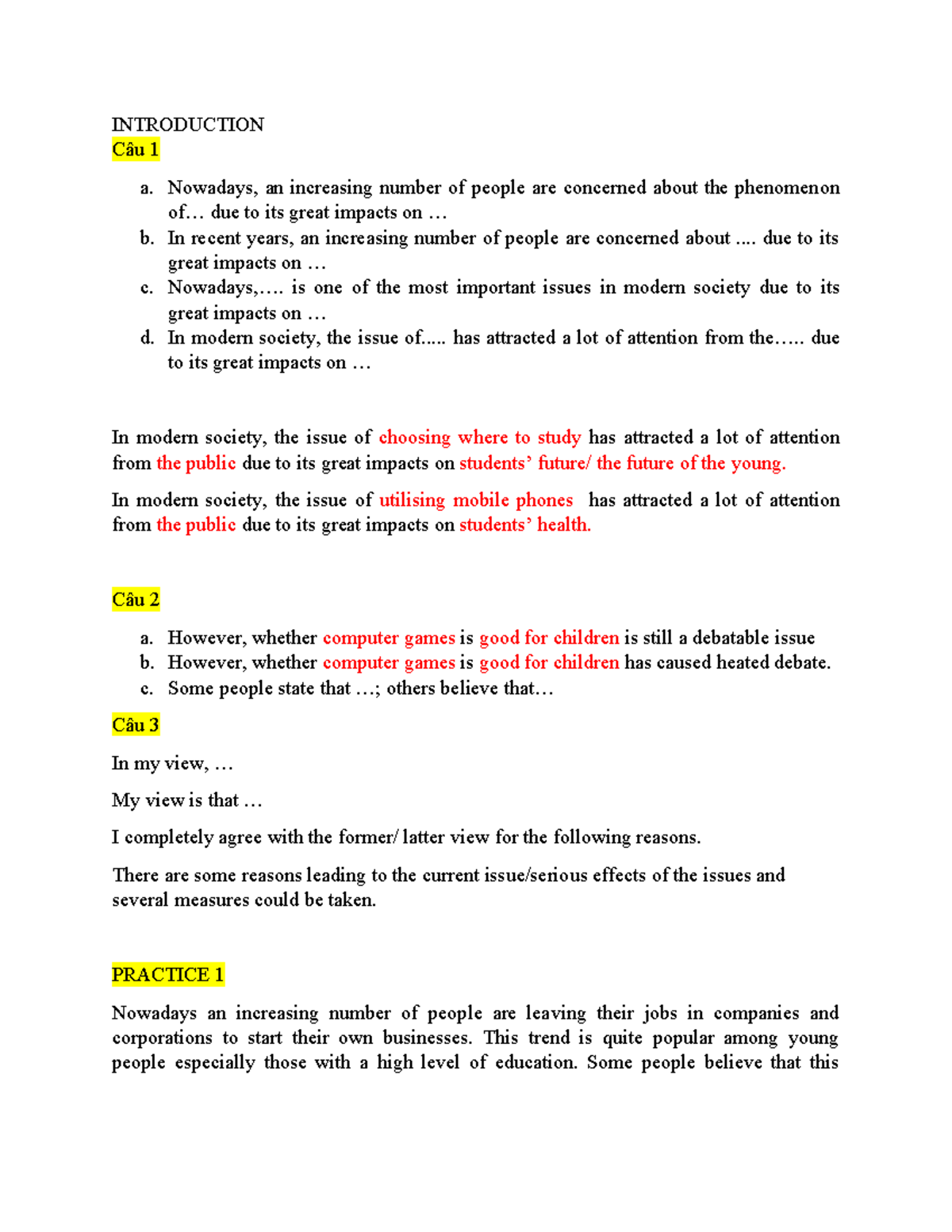 TASK 2 - Introduction to Contemporary Social Issues - Studocu