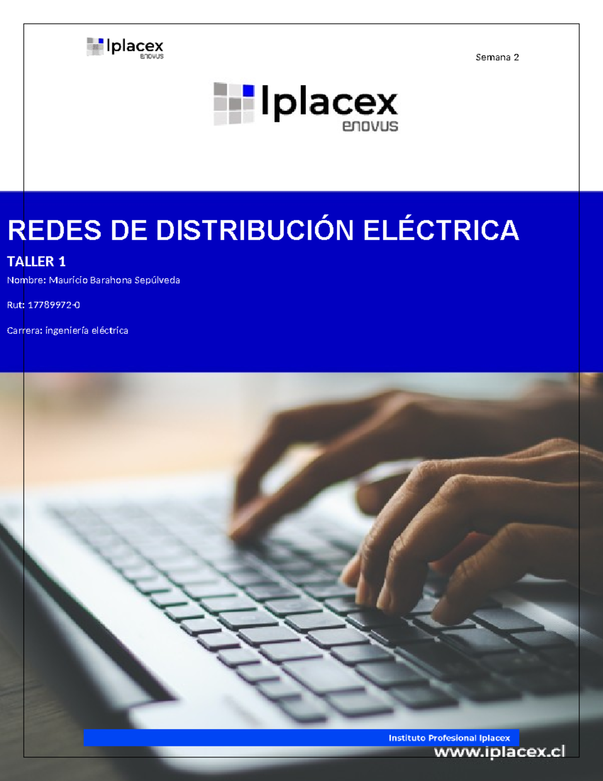 Taller 1: Redes de Distribución Eléctrica - Semana 2 (Ing. Eléctrica ...