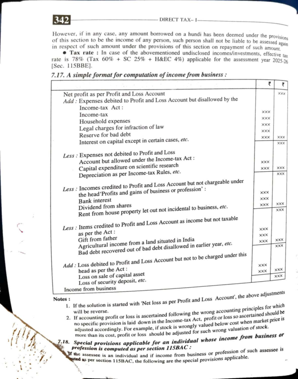 342 DIRECT I: Tax Assessment and Income Computation Guidelines - Studocu