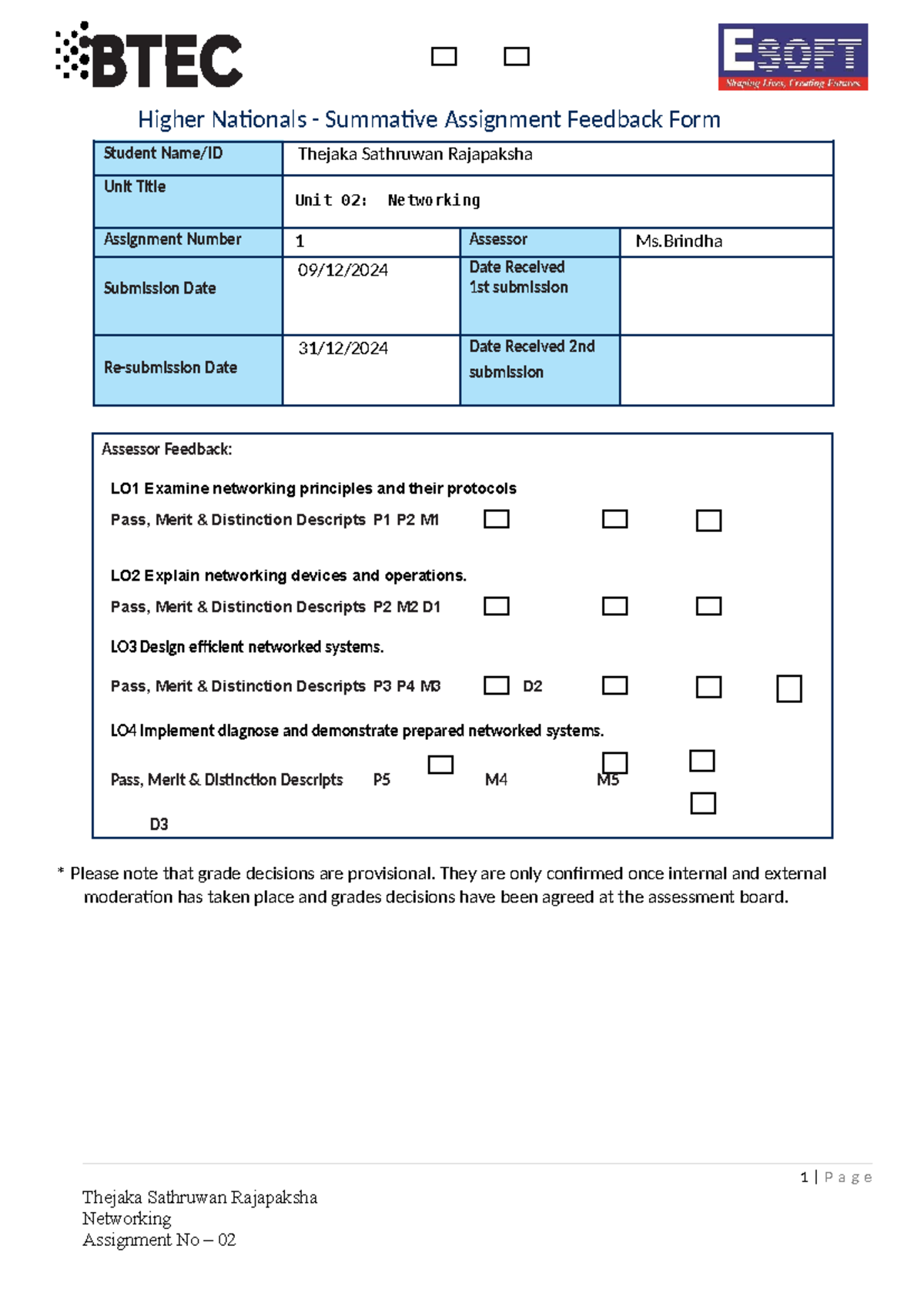 7049-1712772561911-Unit-02 Networking Assignment 2024 - Higher Nationals - Summative Assignment ...