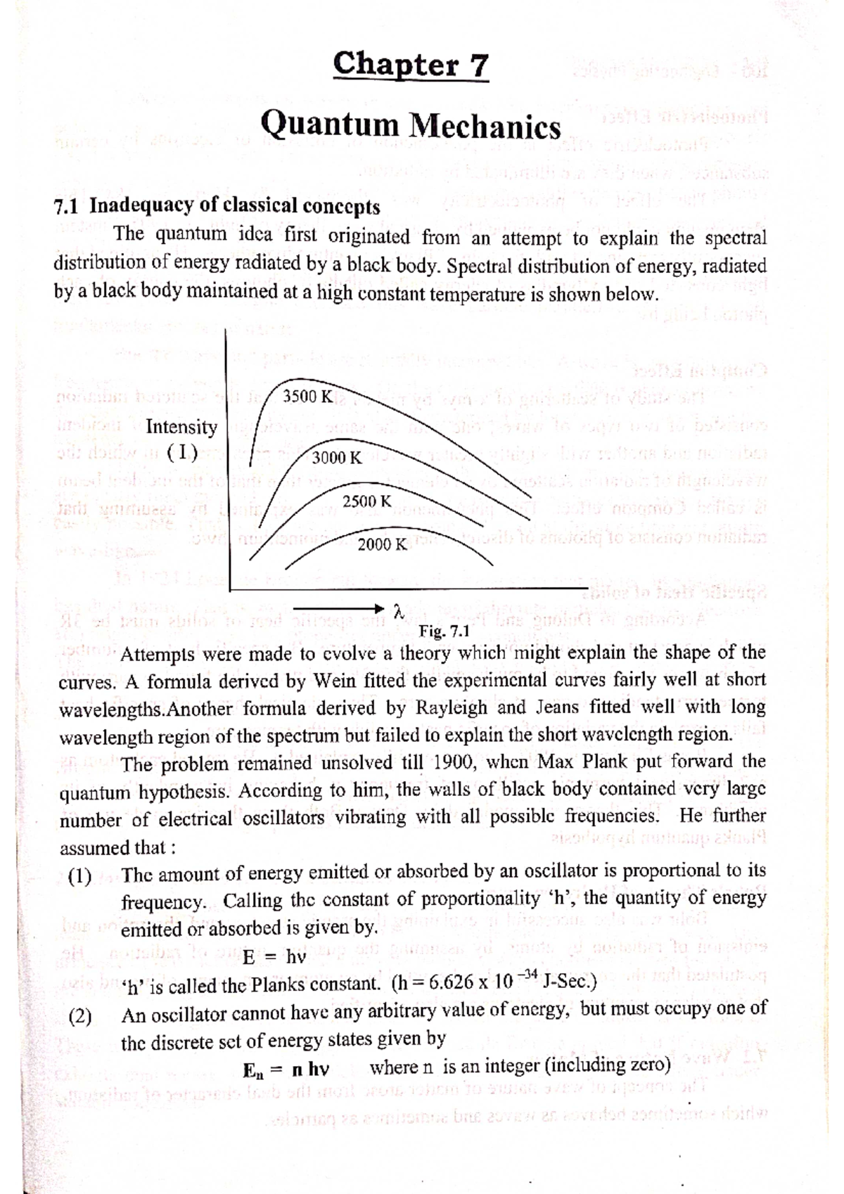 Quantum mechanics - Lecture notes 1 - Engineering Physics/Engineering ...