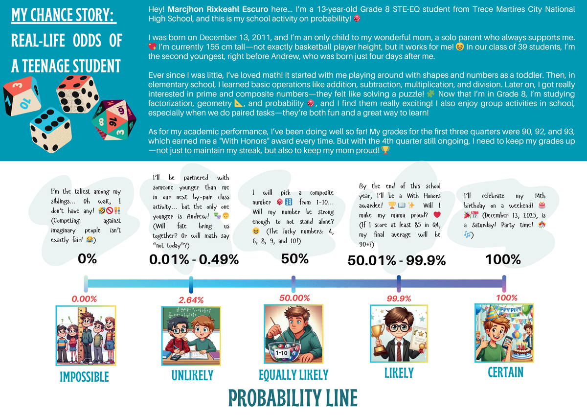 Math 8 - My Chance Story: A Teenage Student's Journey in Probability ...