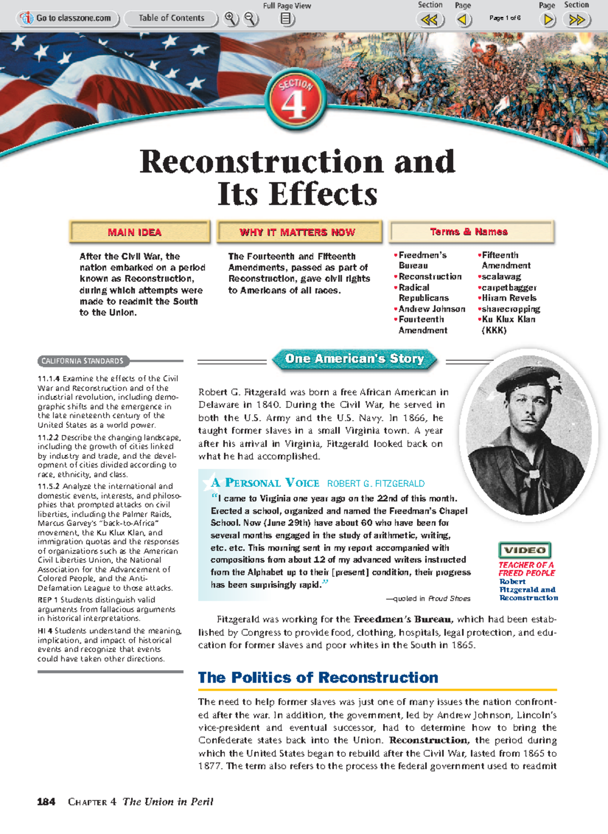 Reconstruction Era Insights: Understanding 'The Americans' - Studocu