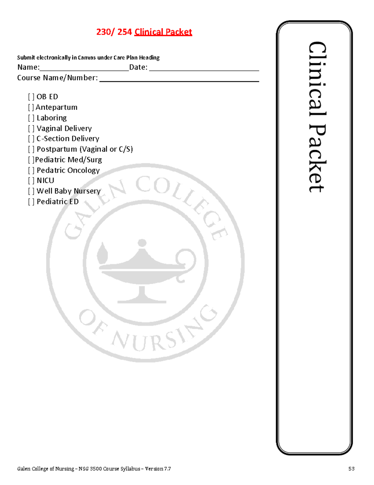 230 Complete OB and Peds packet with diagnosis and concept map - Copy ...