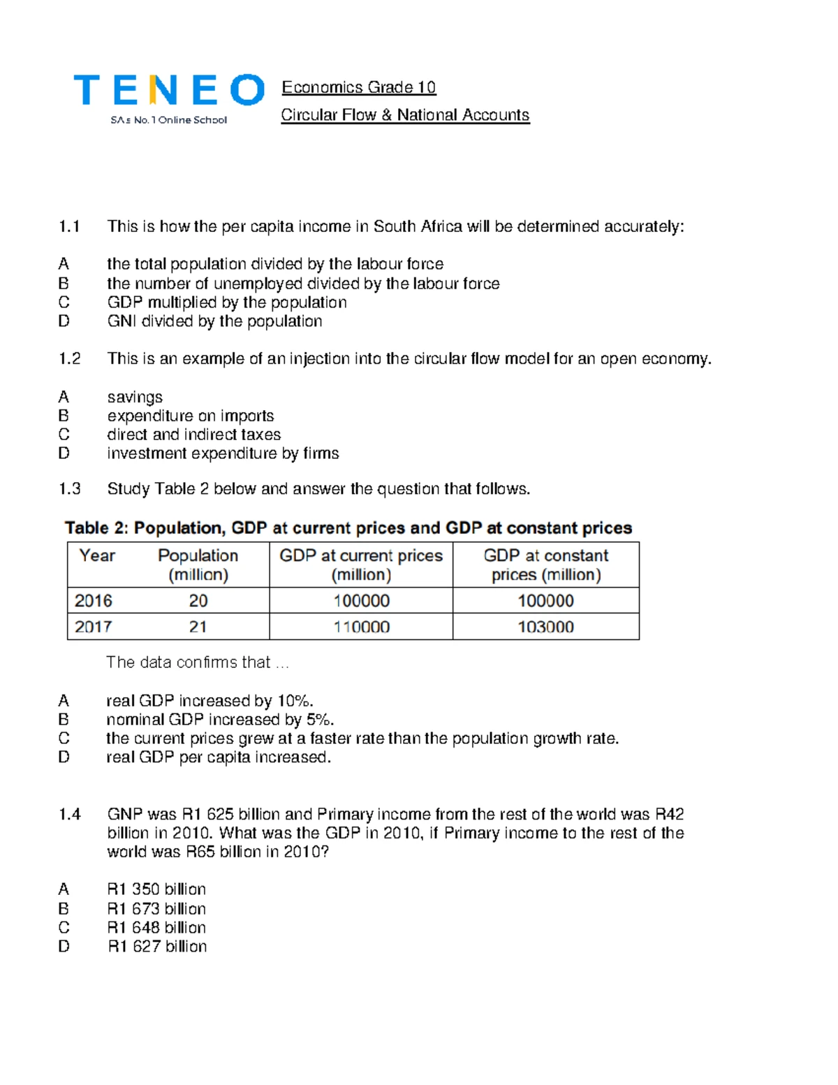 Economic term 2 (caps) - RELATIONSHIPS BETWEEN MARKETS Relative prices INTRODUCTION -Market ...