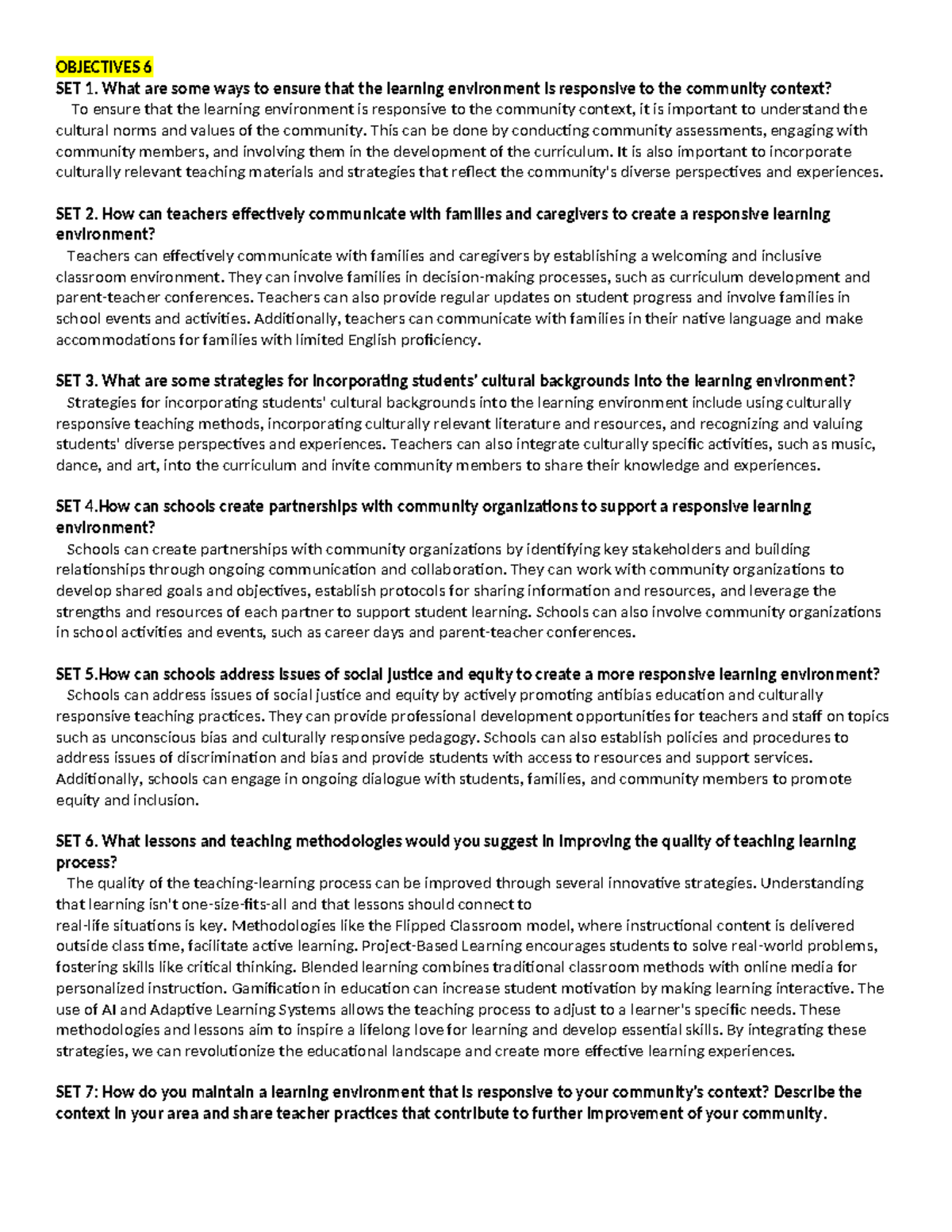 TRF 2023: Responsive Learning Environments & Ethical Teaching Practices ...