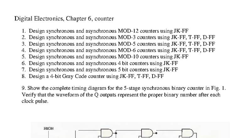 Digital Electronics (Course Code) - Chapter 6: Synchronous ...