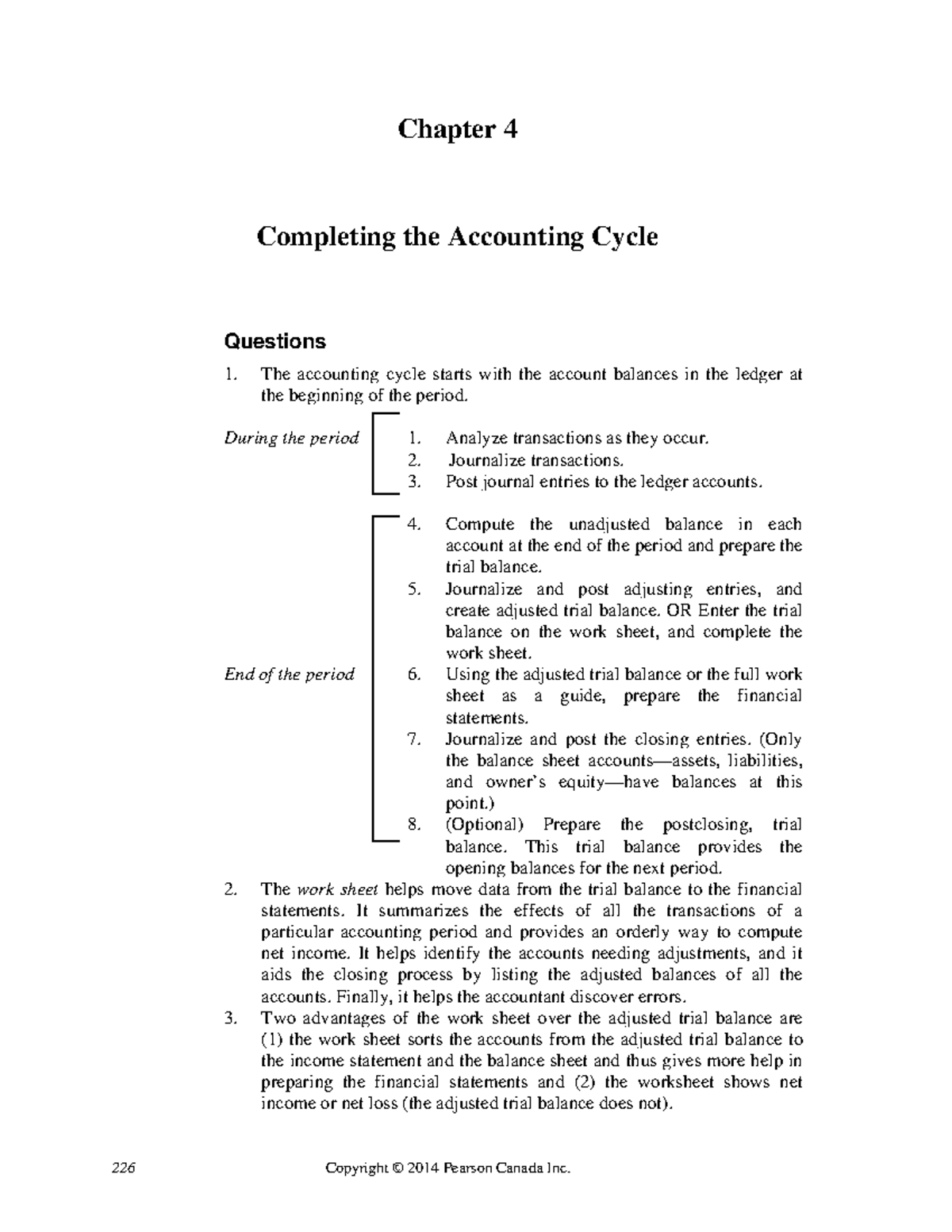 Chapter 4 - Completing the Accounting Cycle Solutions (Acc. Vol. 1 ...