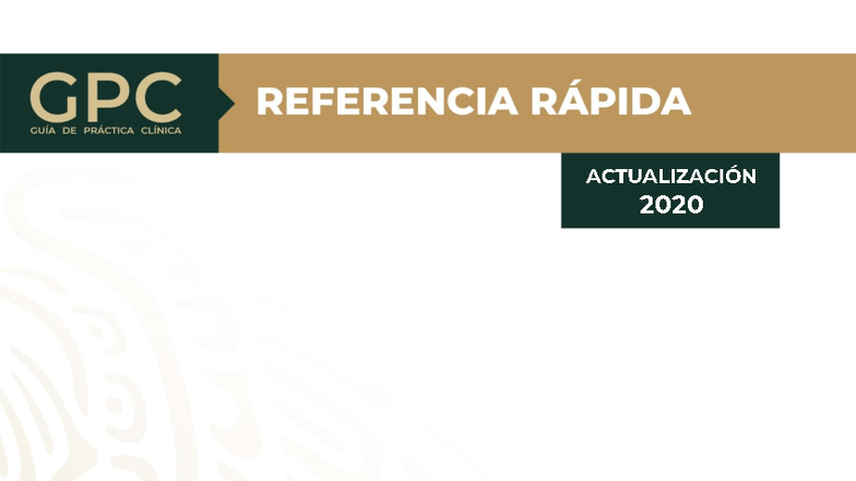 Guía de Práctica Clínica: Egreso Hospitalario del Recién Nacido 2020 - Studocu