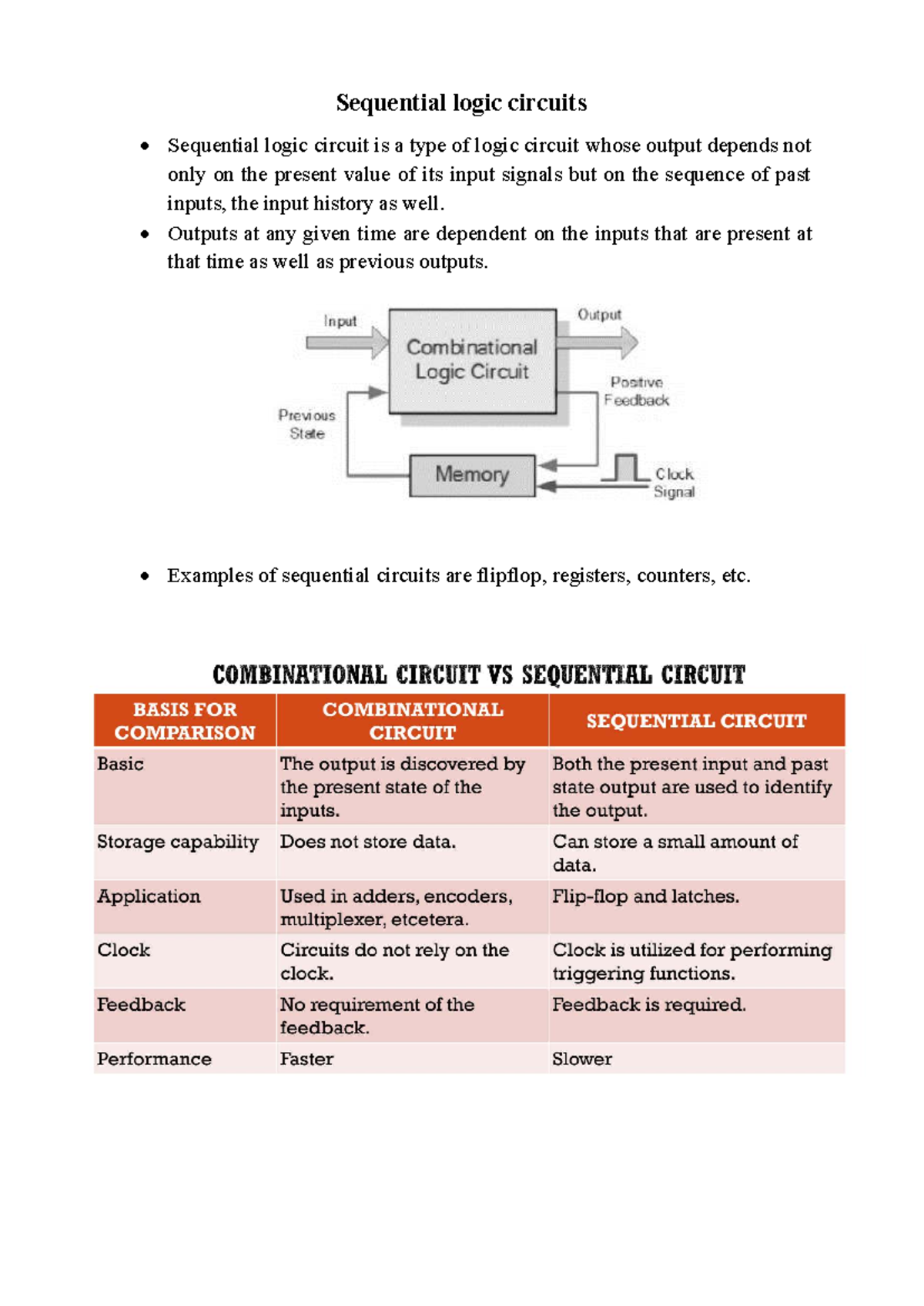 COA Module 2 - Sequential Logic Circuits Overview - Studocu