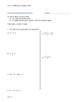 Practice materials for Studying Mathematical Methods- Unit 1 in VCE ...