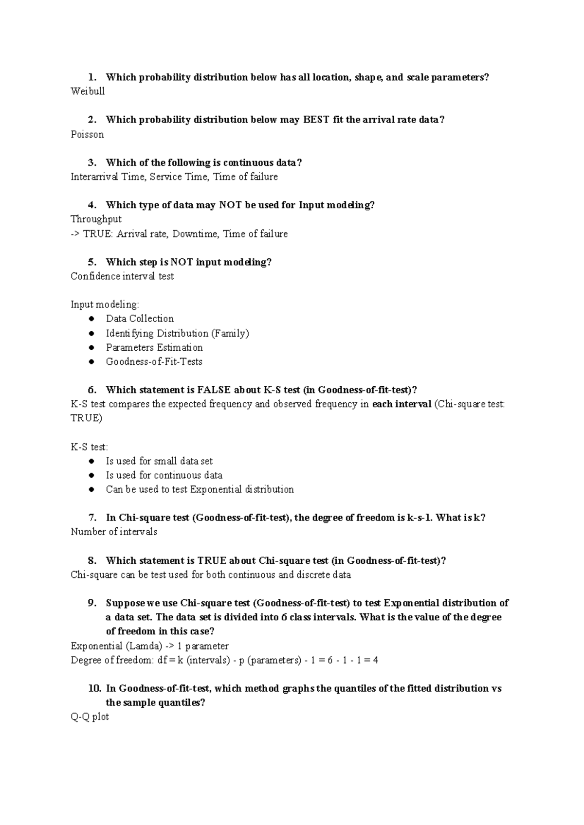 Simu Final Quiz - Probability Distributions & Goodness-of-Fit Tests ...