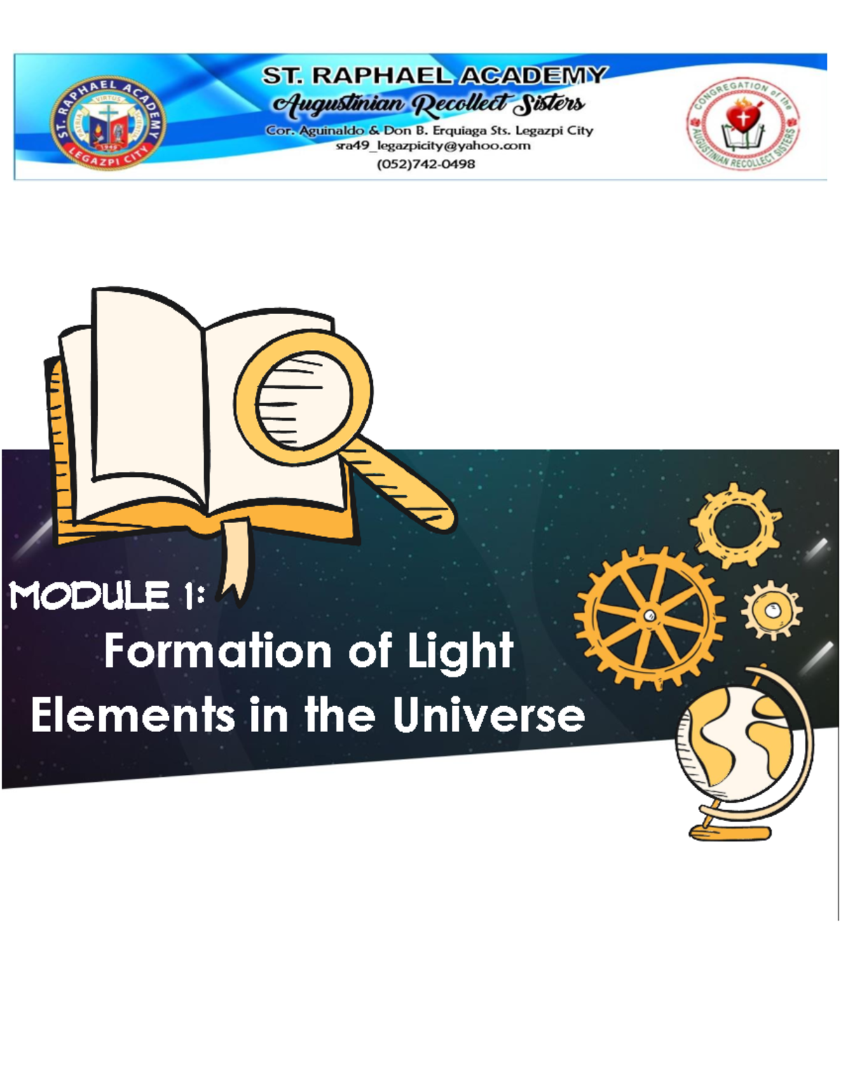 1-Learning Module Physical Science - Module 1: Formation of Light ...