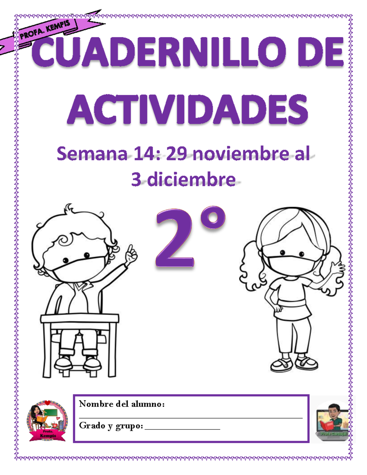 🕊☘MT 2° S14 Cuadernillo DE Actividades- Profa. Kempis - Nombre del alumno: - Studocu