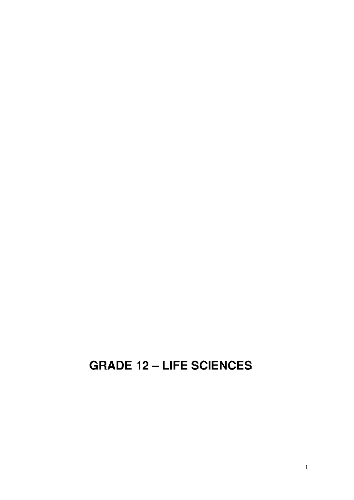 Grade 12 Life Sciences: Human Reproduction (LCM) - Term 1 Content 2025 ...