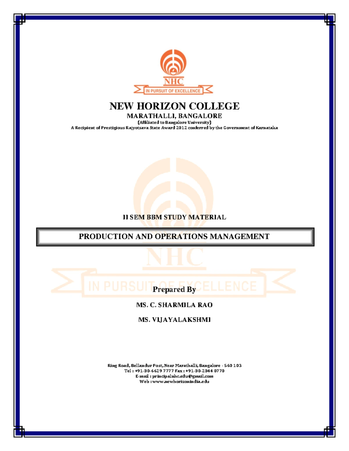 Financial Management - MBA 2nd semester - Digital Notes Financial ...