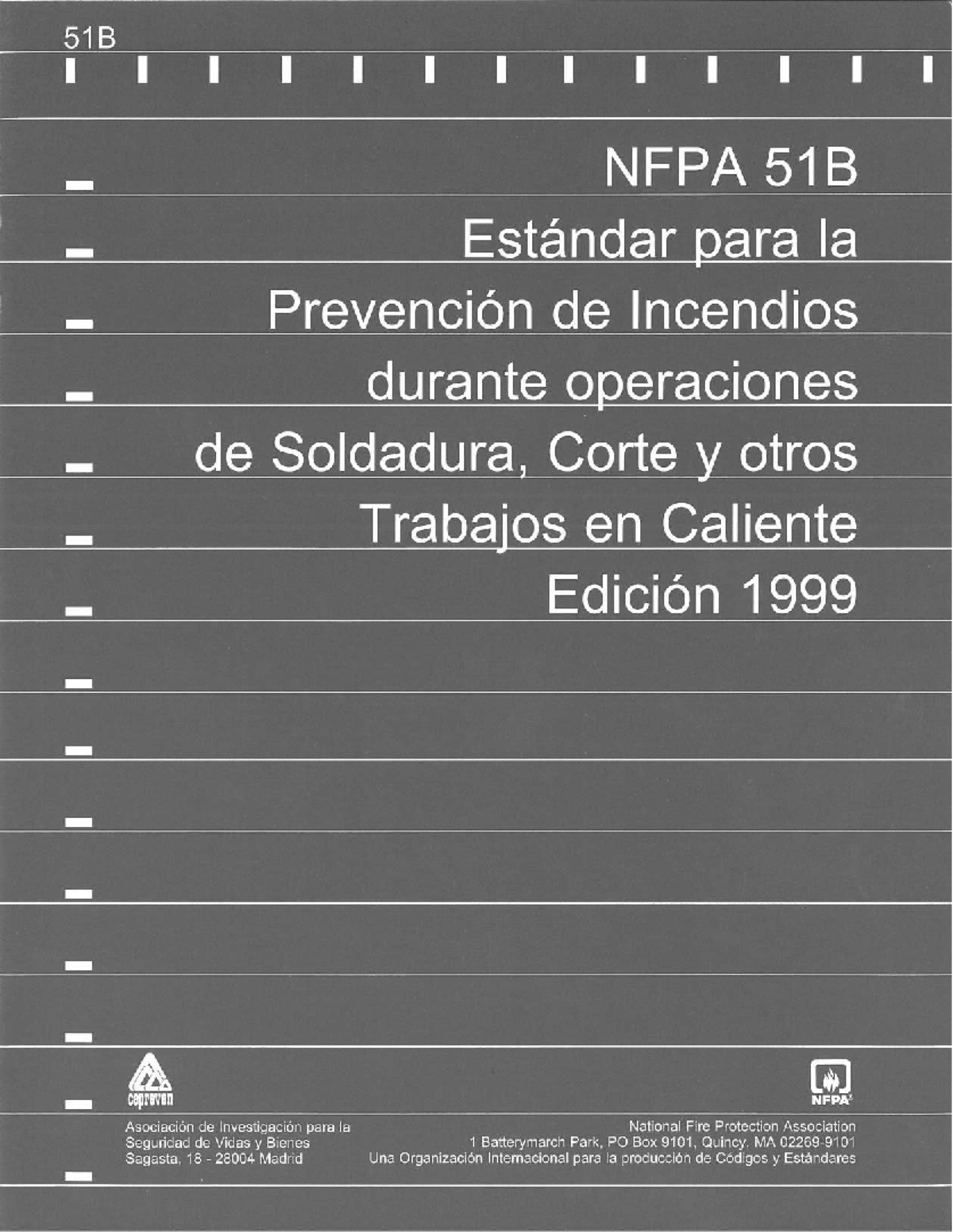 NFPA 51B: Estándar de Prevención de Incendios en Soldadura y Corte ...