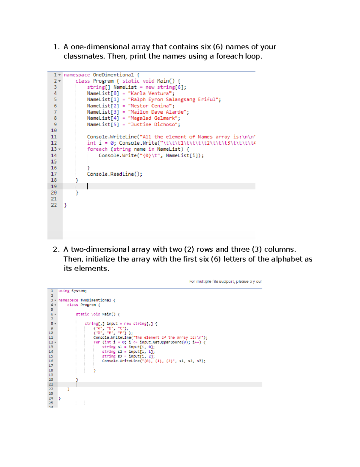 Integ-06 Quiz: Arrays and Loops in Programming - Studocu