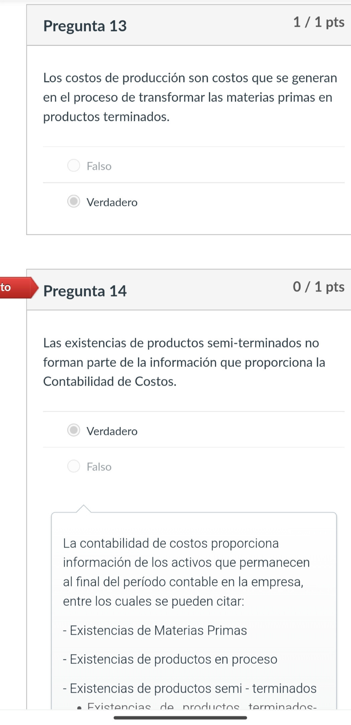 Examen Parcial 1 Unidad 2: Contabilidad de Costos - Cuestionario - Studocu