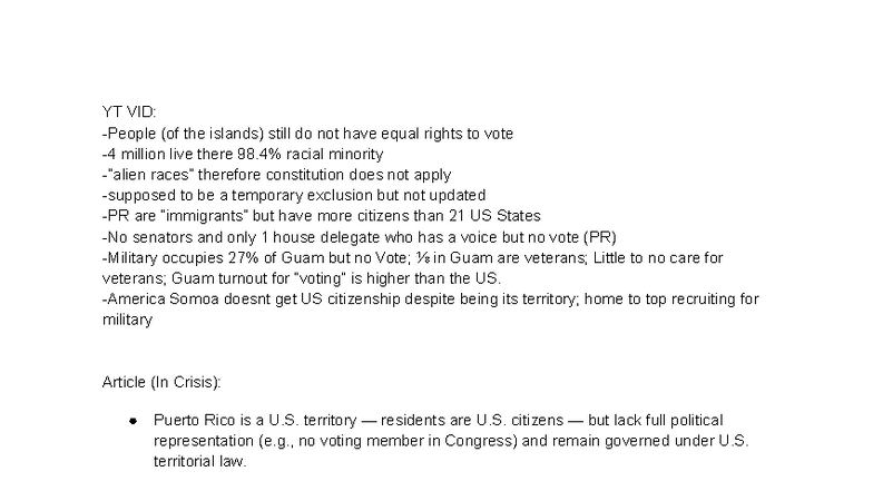 Puerto Rico's Political Status: A Crisis of Representation (11 12 25 ...
