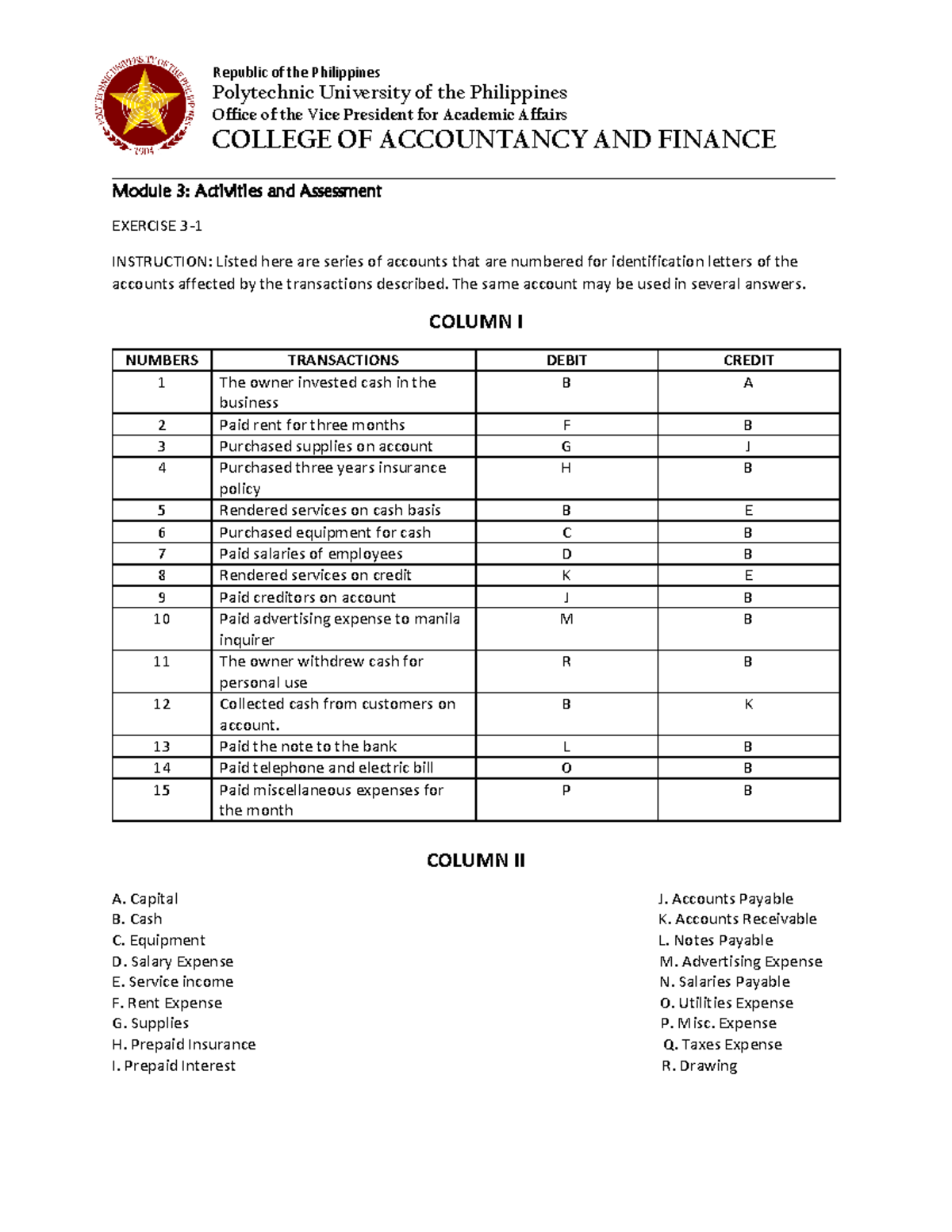 ACCO 05BC Module 3 - This course provides an introduction to accounting ...