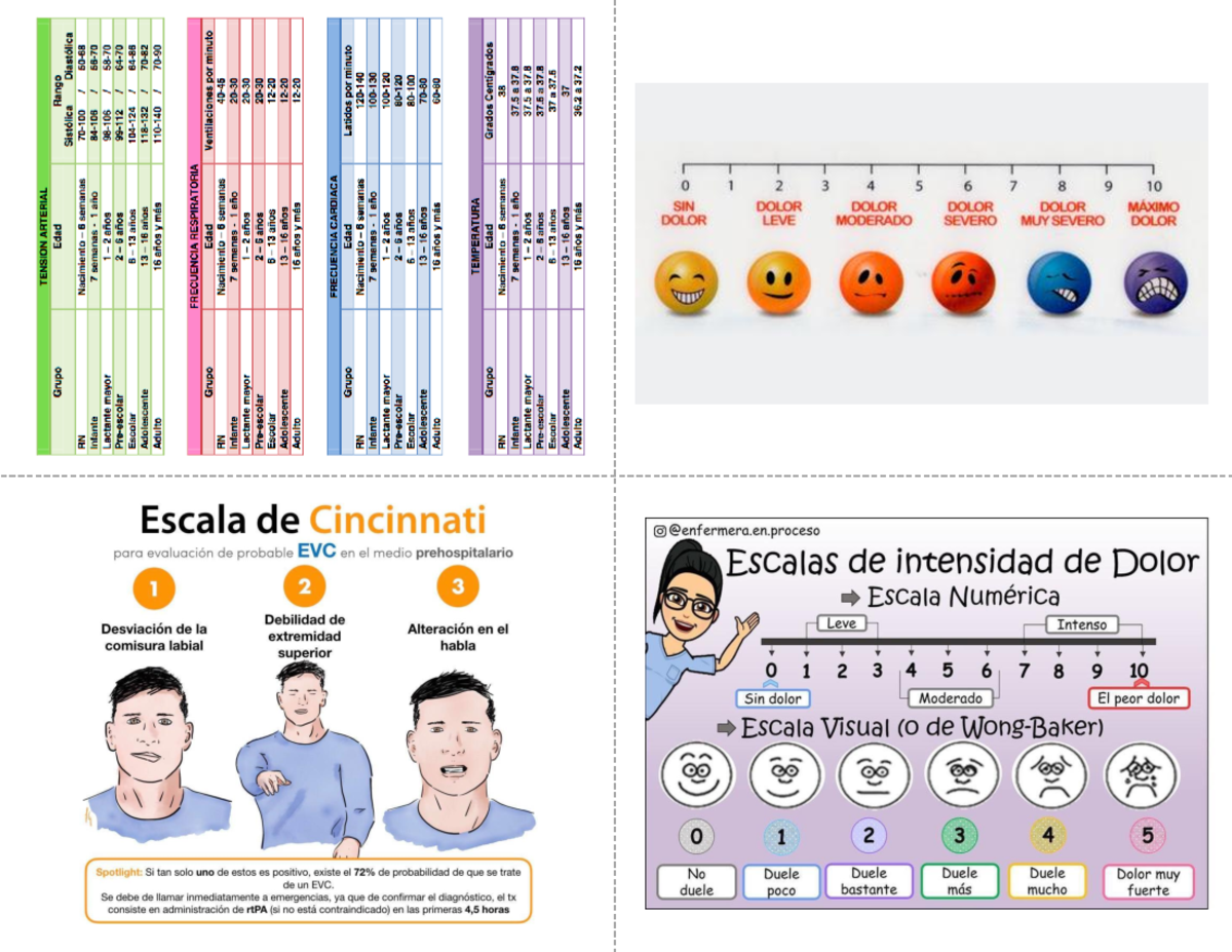 Esclas de valoracion - escalas de valoración - Enfermería del adulto ...