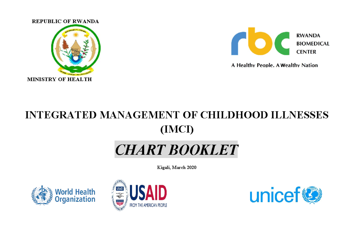 IMCI Chart Booklet (March 2020) for Child Health Management - Studocu