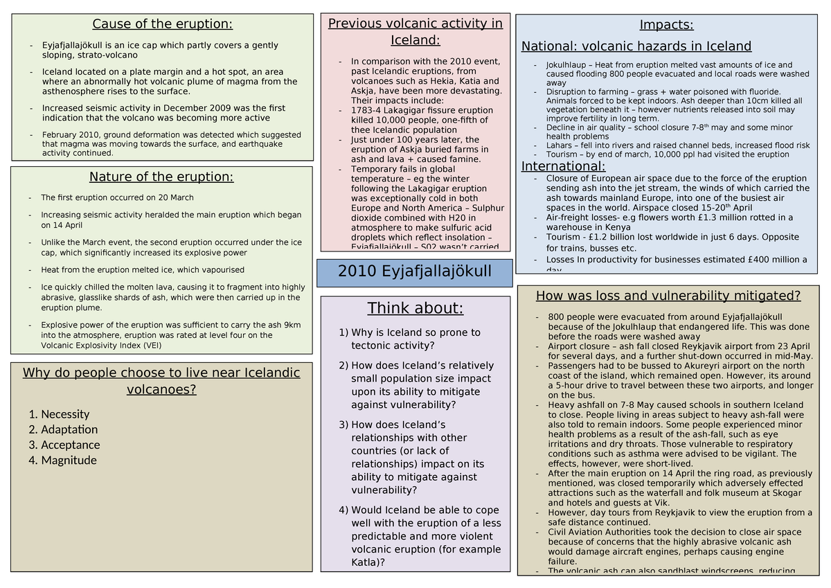 Eyjafjallajökull Volcano Eruption Case Study: 2010 Impact Analysis ...