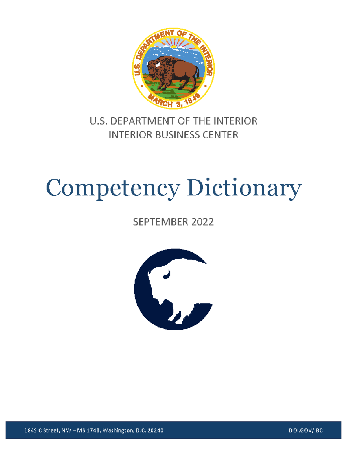 IBC-Competency-Dictionary - 1849 C Street, NW – MS 1748, Washington, D ...