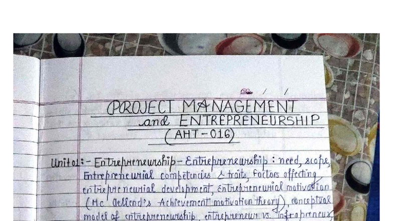 Entrepreneurship Unit 1: Key Concepts and Development Factors - Studocu