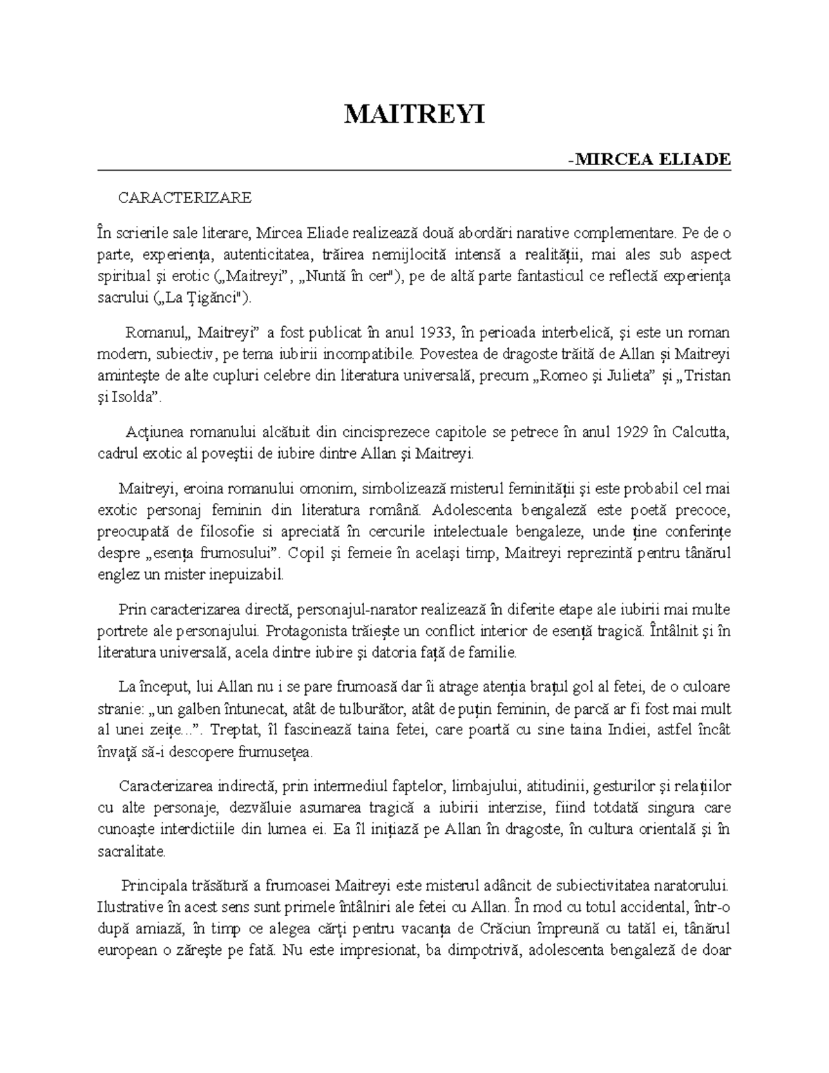 Maitrey - Analiza Detaliată a Personajului Principal din Romanul lui ...