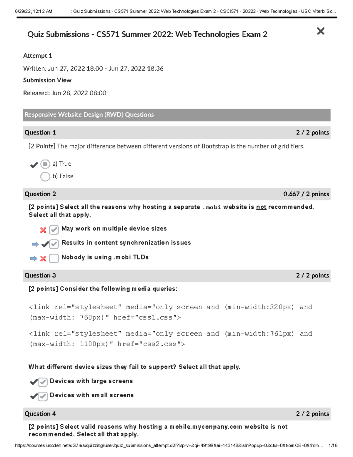 Csci571 Final Exam Review Web Technologies Summer 2022 Studocu