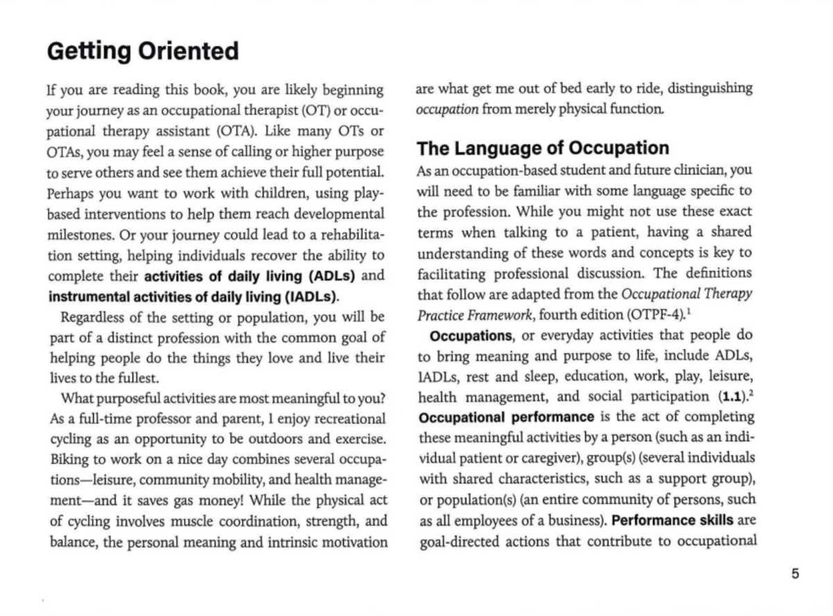 Chapter 1: Functional Anatomy for Occupational Therapy (OTA) - Studocu