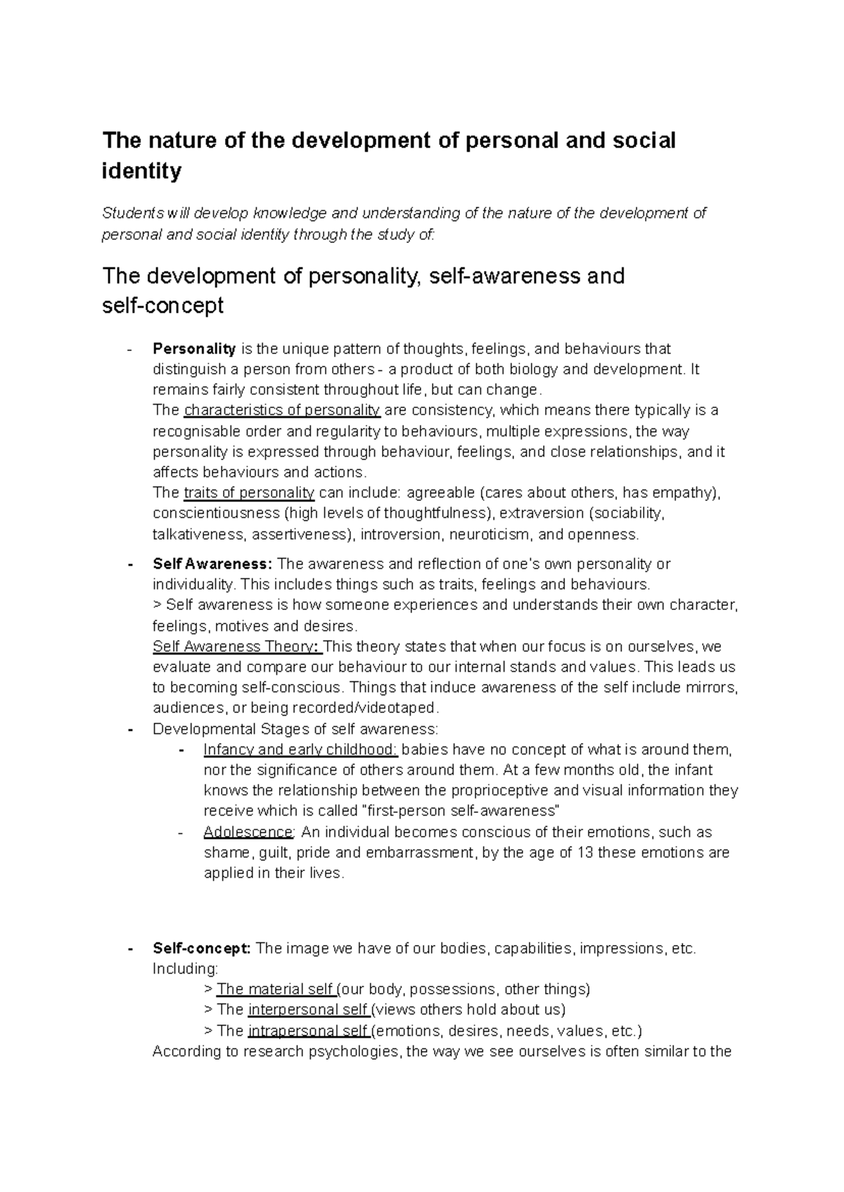 Exploring Personal and Social Identity Development: Key Concepts and ...