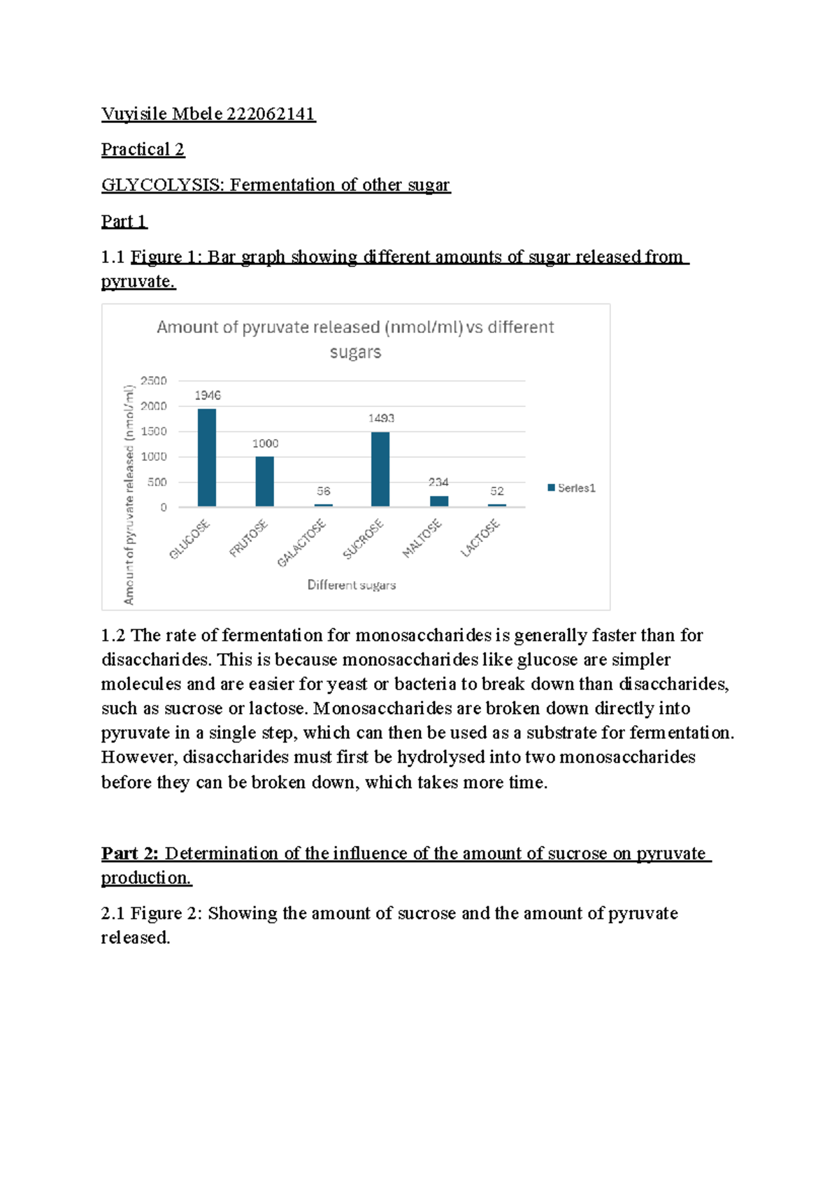 BIOC 212 Practical 2: Glycolysis and Fermentation Study Findings - Studocu