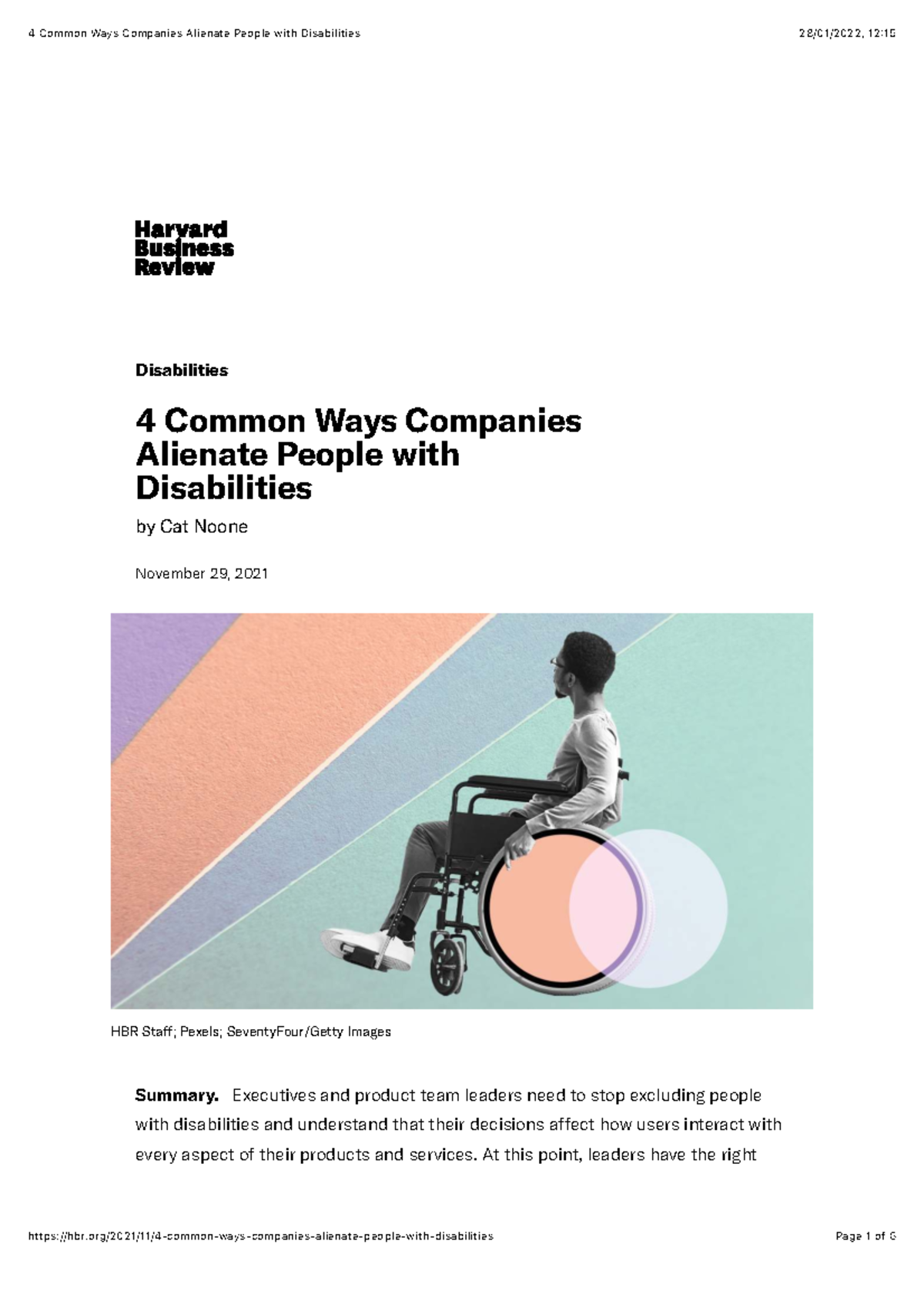 4 Key Mistakes Companies Make in Accessibility for Disabilities - Studocu