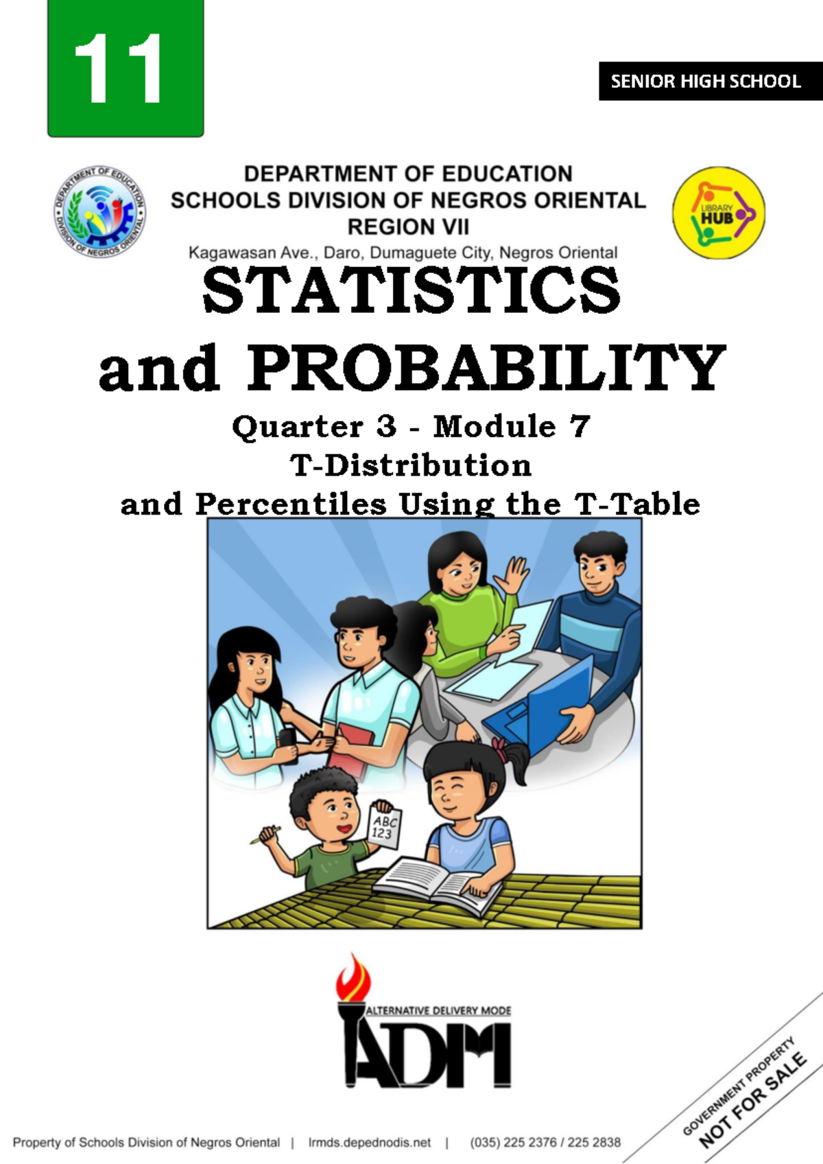 Stat Prob Q3 Module 7 - PRACTICE MATERIAL - 11 STATISTICS and ...