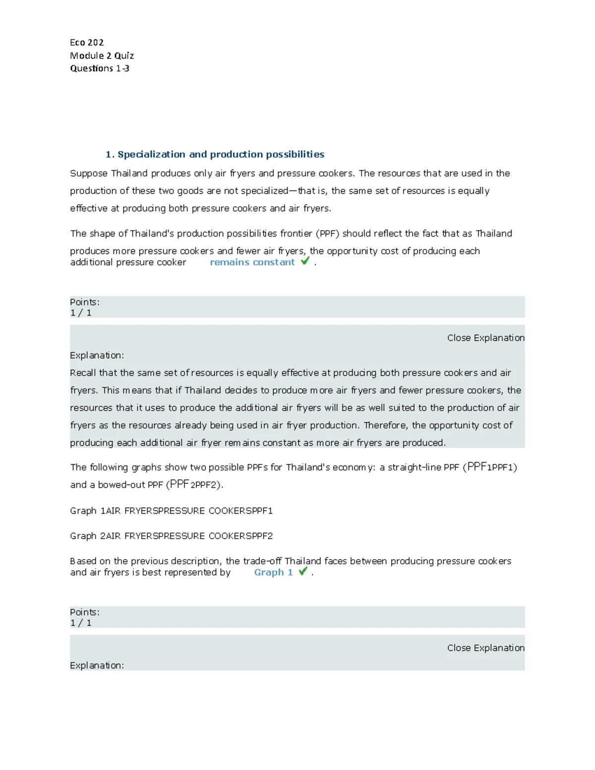 Eco202 - Quiz Notes and Explanation - Module 2 Quiz Questions 1 ...