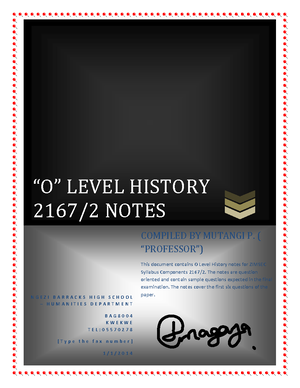 Geo new curr O Level notes - GEOGRAPHY NOTES (4022) NEW CURRICULUM FORM ...