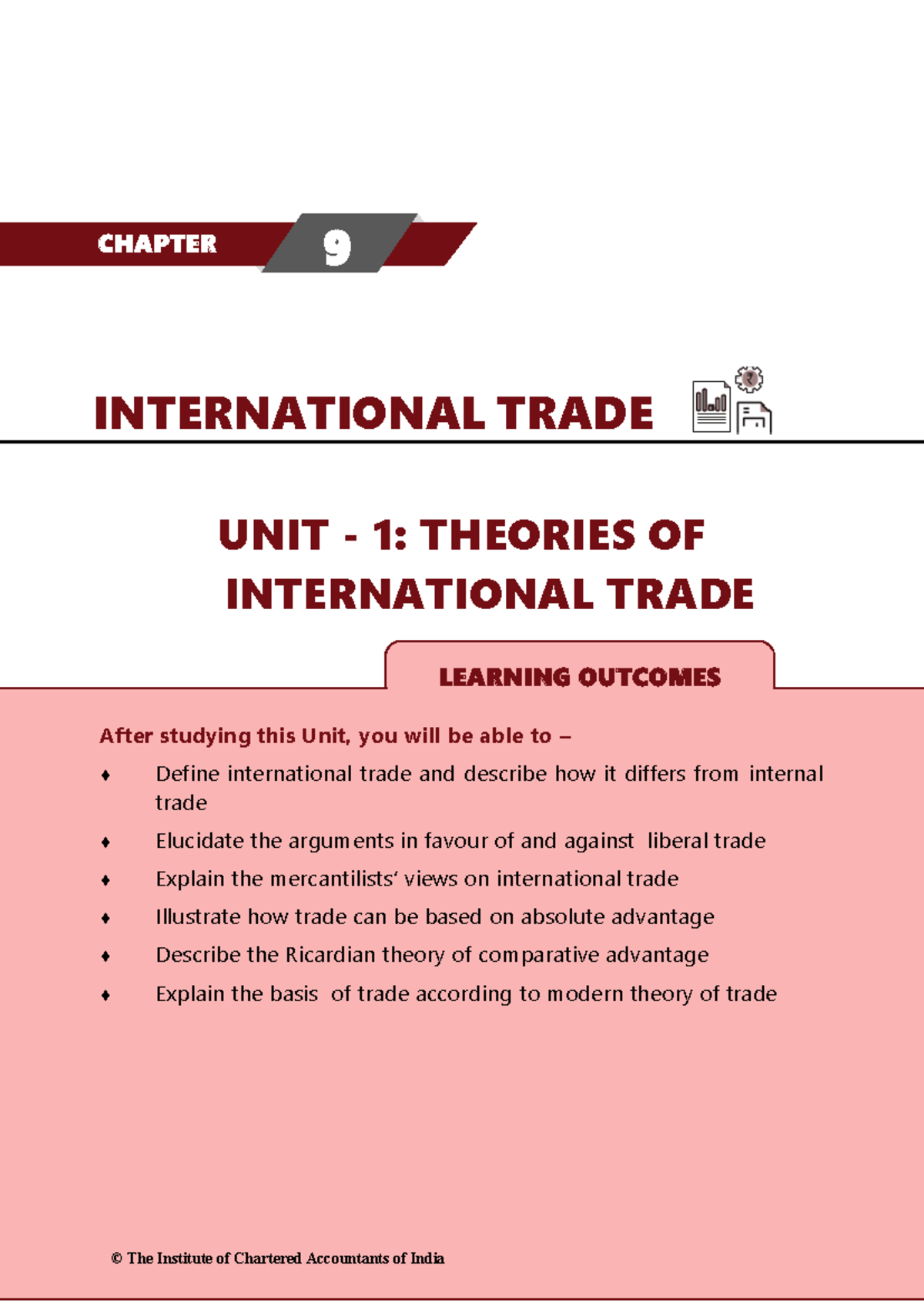 International Trade Unit 1: Key Theories of Trade Explained - Studocu