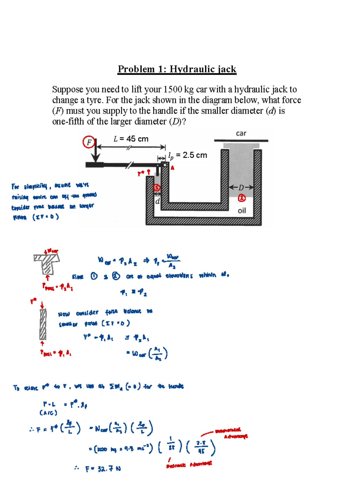 Hydraulic Problems (ENG101) - Tutorial Questions & Solutions - Studocu