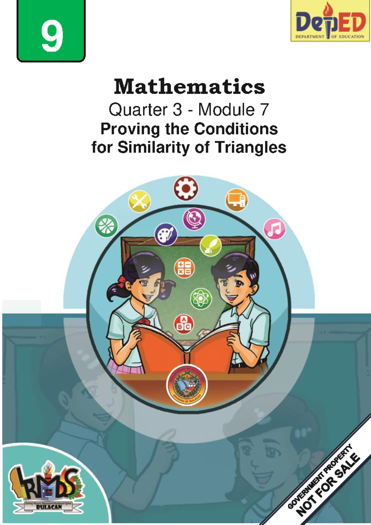 MATH9 Q3 Module 7 Proving the Conditions for Similarity of Triangles ...