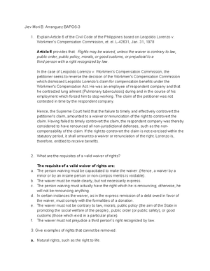 Research Work 3 - Republic Act No. 8552, otherwise known as the ...