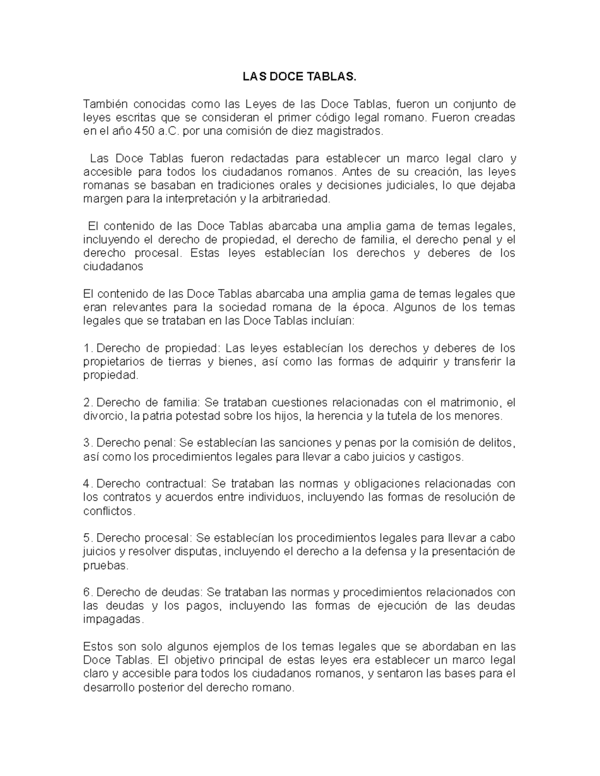 Las Doce Tablas: Primer Código Legal Romano y su Impacto en el Derecho ...