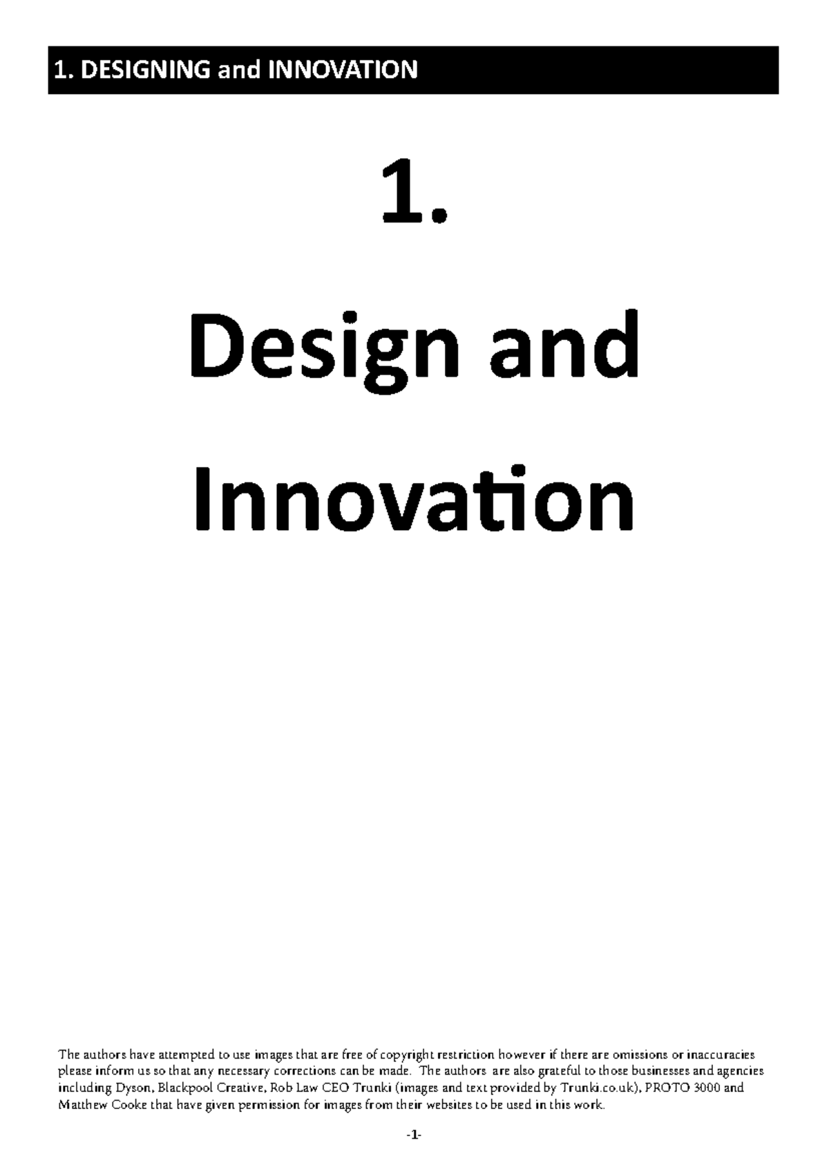 Design and Innovation: Key Considerations in Product Development - Studocu